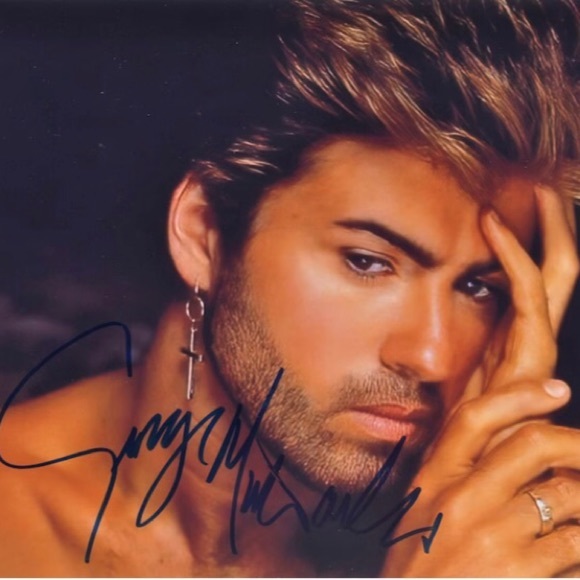 GEORGE MICHAEL | Accessories | George Michael Autographed 8x Framed ...
